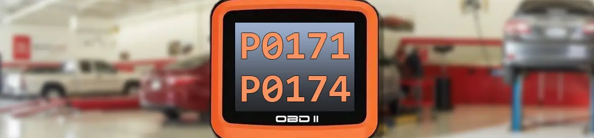 DTC P0171 and P0174